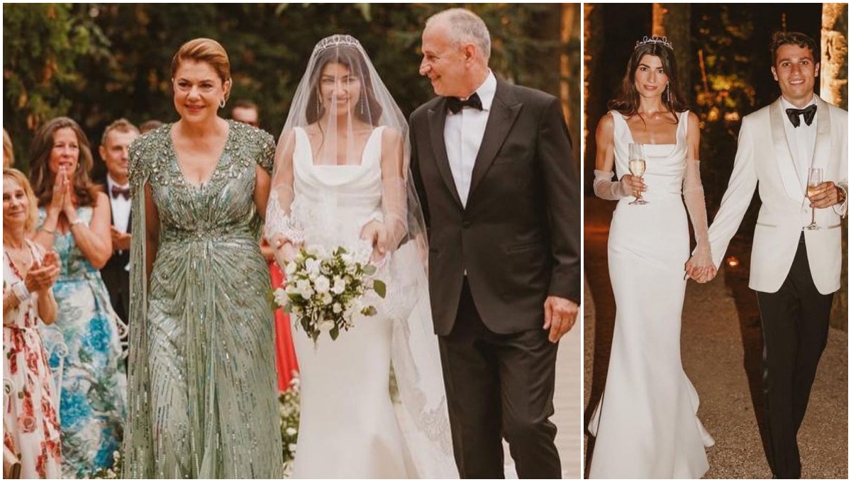 Soția lui Mircea Geoană a făcut senzație la nunta fiicei. Cât costă ...