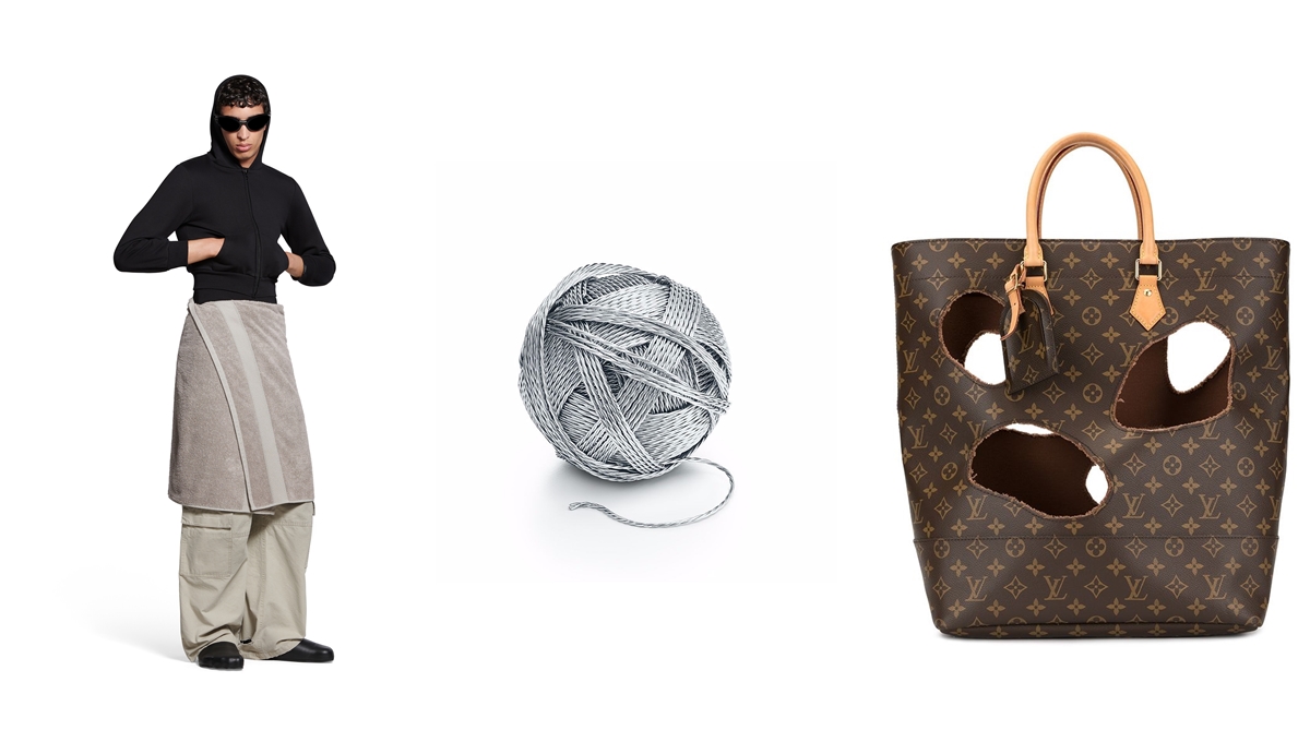 Cele mai ridicole creații de designer. Fusta prosop Balenciaga, ghemul ...