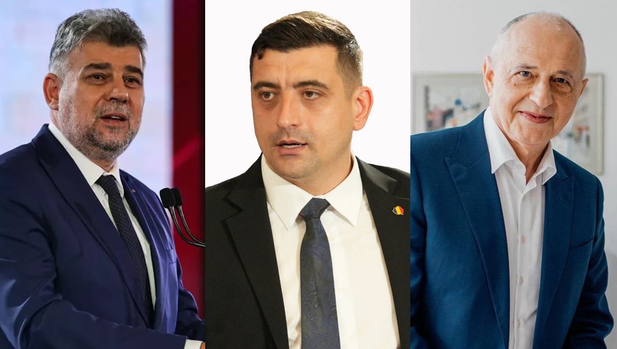 Marcel Ciolacu, George Simion și Mircea Geoană, pe primele trei locuri ...
