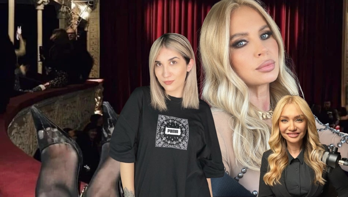 Reacțiile vedetelor după ce Alina Ceușan și-a pozat picioarele ridicate ...