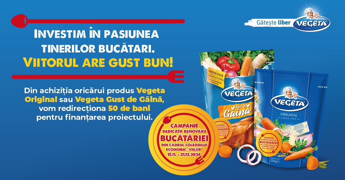 Vegeta susține tinerii pasionați de gust bun | Unica.ro