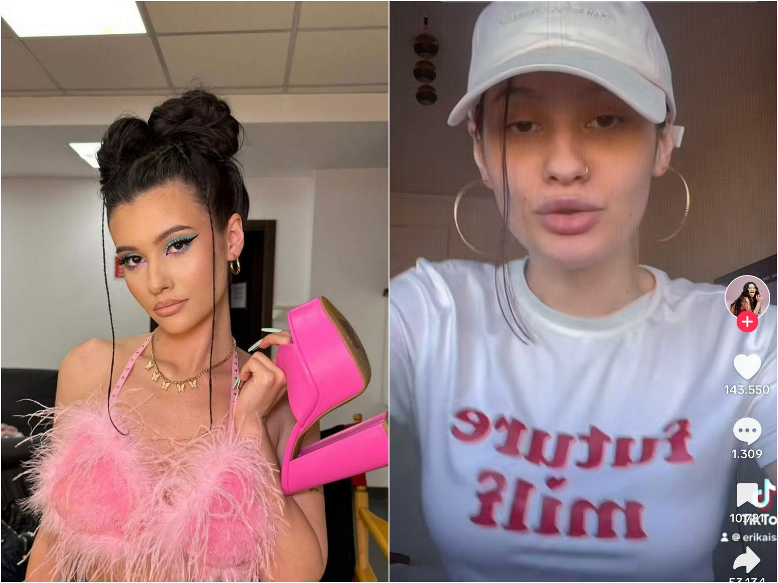 Erika Isac, prima reacție după ce s-a filmat în timp ce făcea un test ...