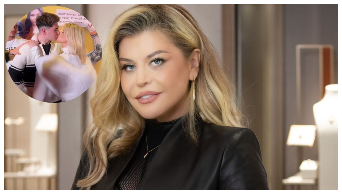 Loredana Groza, sărut cu tiktokerul Bisoi Petruț, la premiera filmului ...