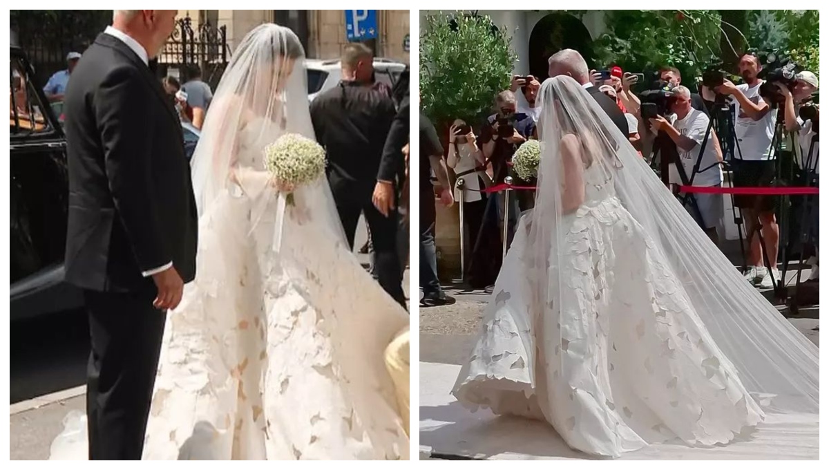 Kira Hagi s-a căsătorit cu Thomas Ferfelis. Cât costă rochia de mireasă ...